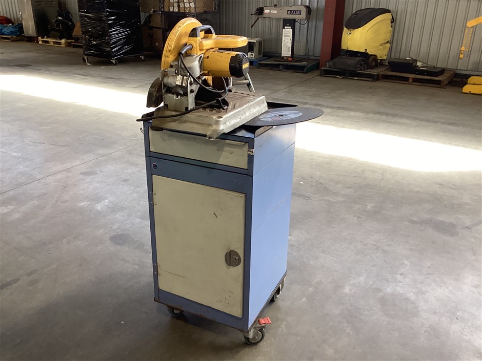 Dewalt D28715-XE Metal Cut Off Saw And Mobile Trolley Auction (0013 ...