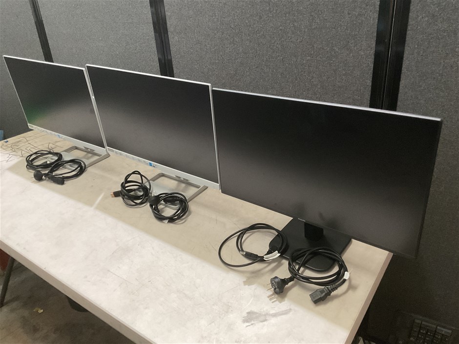 LCD Monitors x 3 Auction (0005-7060795) | Grays Australia
