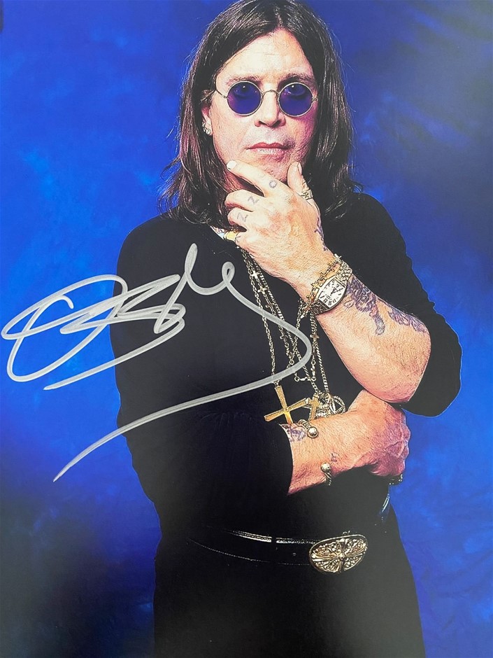 OZZY OSBOURNE SIGNED PHOTO Auction (0018-2571230) | Grays Australia