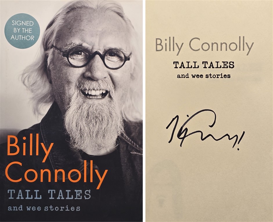 BILLY CONNOLLY HAND SIGNED FIRST EDITION, TALL TALES AND WEE STORIES Auction (0002-2572337 ...