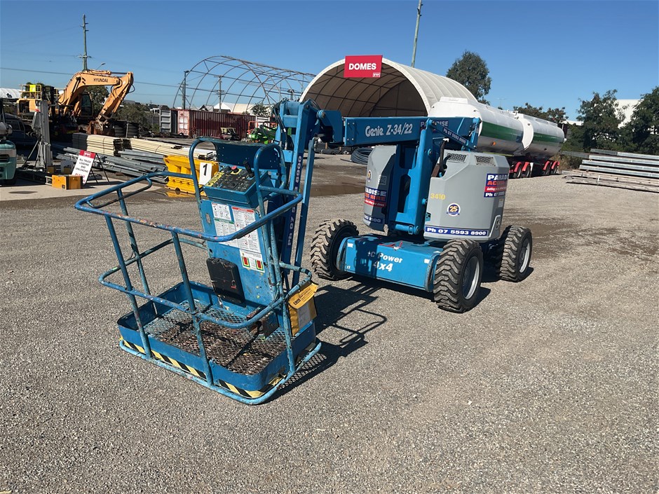 2016 Genie Z-34/22 Knuckle Boom Lift Auction (0460-7058616) | Grays ...