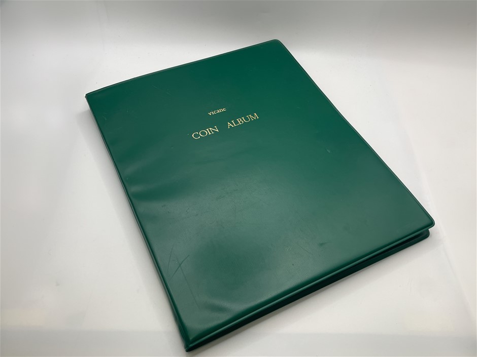 Approx. 245 x asstd Australian Pre-decimal coins in album folder ...