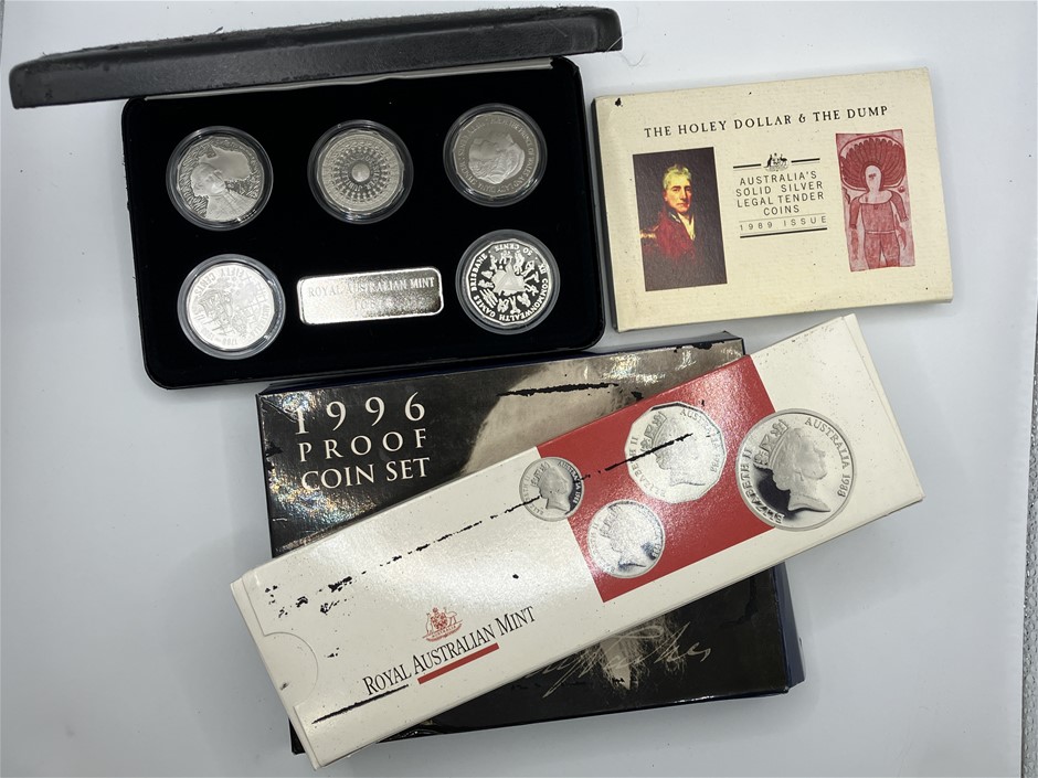 4 x Asstd Australian proof sets Auction (0769-5060793) | Grays Australia