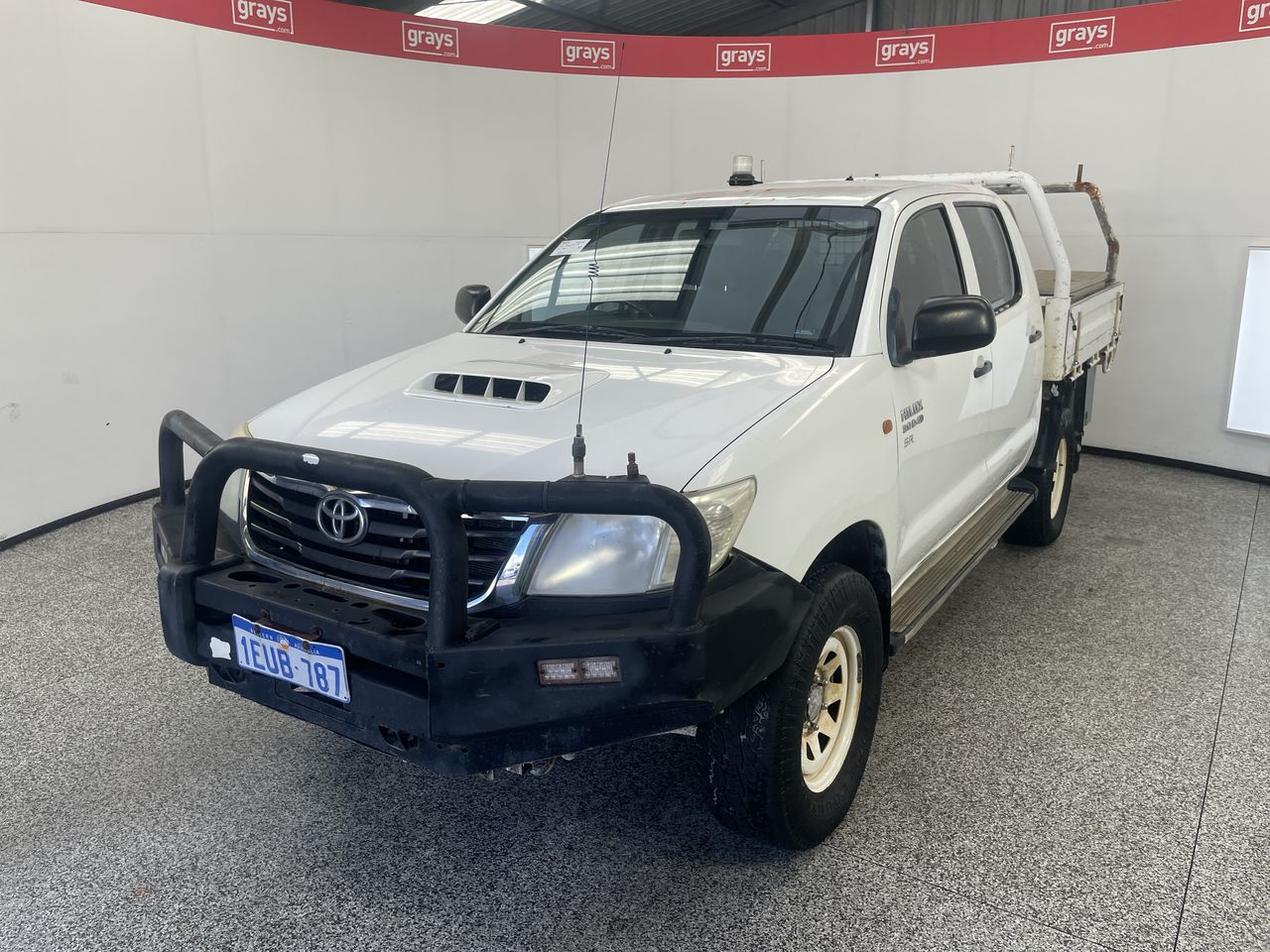 2012 Toyota Hilux 4X4 SR KUN26R Turbo Diesel Manual Crew Cab Chassis ...