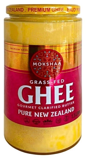 2 x MOKSHAA Ghee Grass-Fed Gourmet Clarified Butter. Pure New Zealand ...