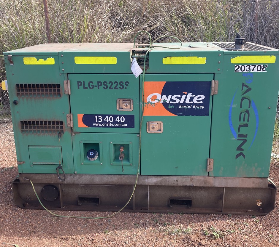 2018 Pacelink PLG-PS22SS Generator - Diesel - 20kva Auction (0023 ...