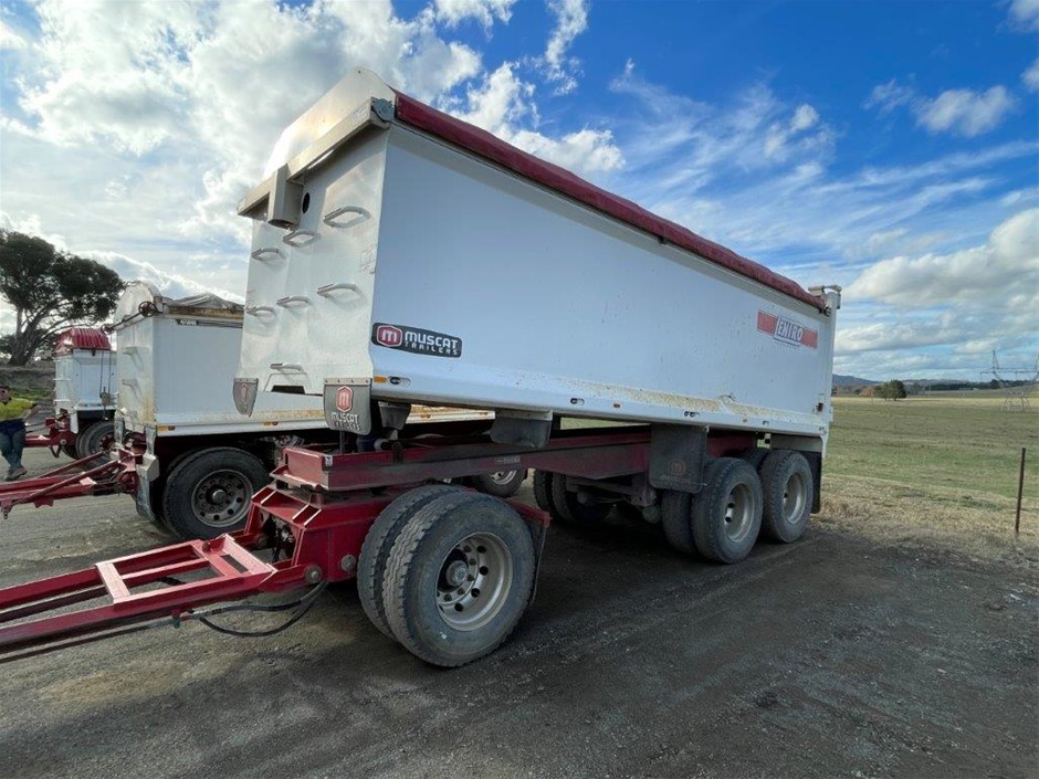 2007 Muscat MT-310-3 Tipper Trailer Auction (0014-5061050) | Grays ...