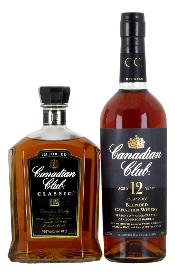 Canadian Club Aged 12 years Classic Edition - Whiskey (2x 700mL ...