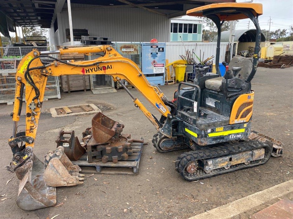 Hyundai Robex 17Z-9A Excavator Package Auction (0002-5061034) | Grays ...