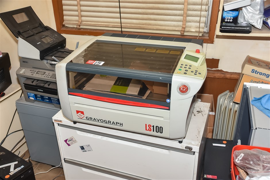 Gravograph LS100 Engraving Machine Auction (0015-5060948) | Grays Australia