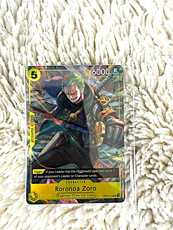 Sealed Monkey D. Luffy OP07-109 SR Alt Art Holo (One Piece TCG) Auction ...