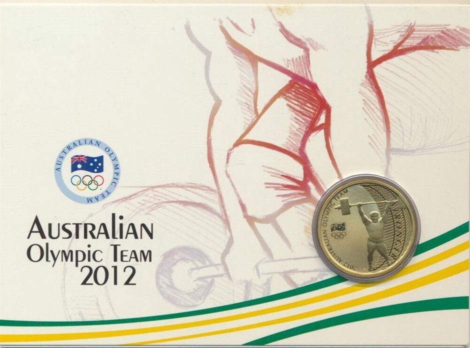 Australia: 2012 $1 Olympic Team - Weight Lifting Auction (0108-2572998 ...