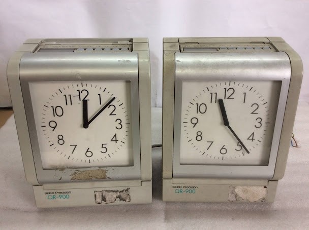 Seiko QR-900 Time Clock (Lot of 2) Auction (0012-2573469) | Grays Australia