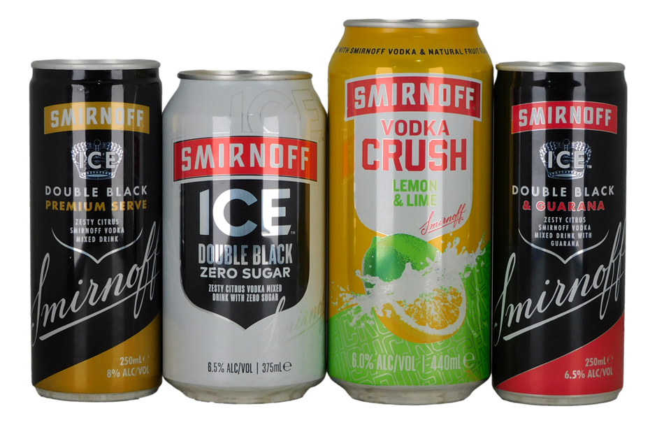 Smirnoff Premix Vodka Pack (24x 250mL-440mL) Auction (0055-10738697 ...