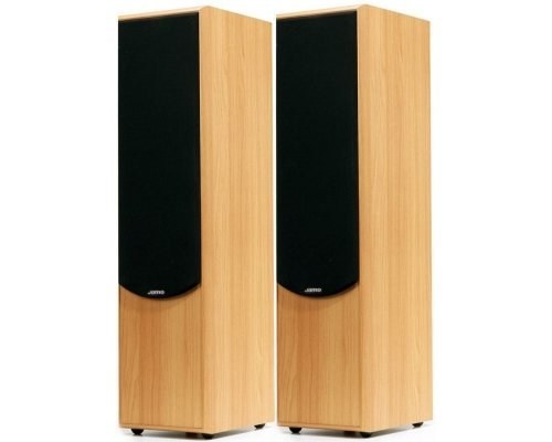 Buy Jamo S408 Floorstanding Speakers (Pair) - Beech | Grays Australia