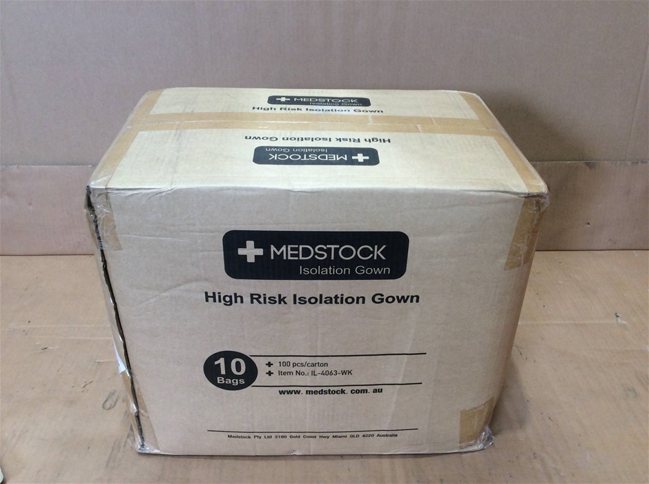 Med stock High Risk Isolation Gown - New Auction (0020-2576072) | Grays ...