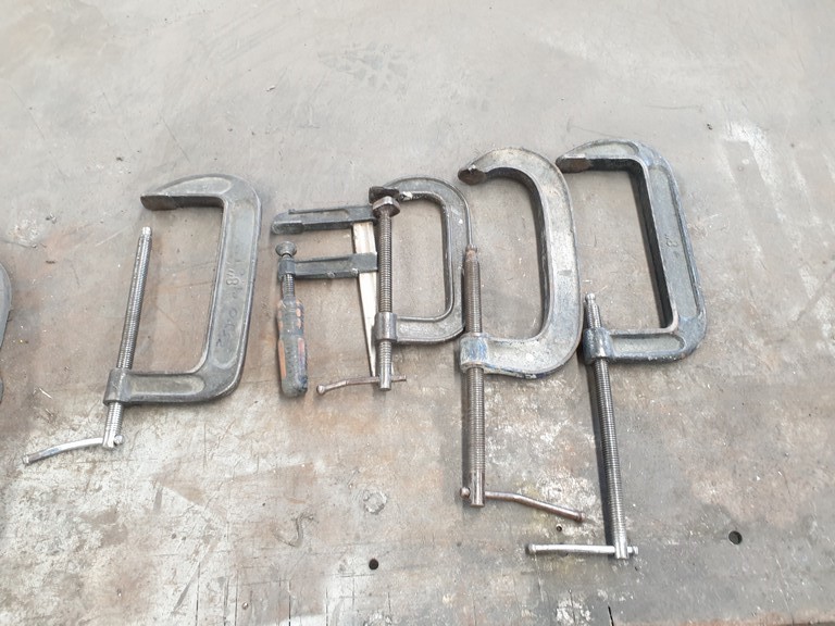 Assorted Clamps (5pcs) Auction (0101-5061657) | Grays Australia