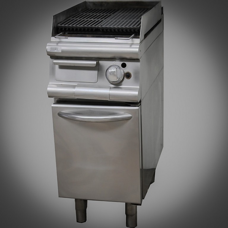 Baron 400mm Lava Rock Chargrill With Storage Cabinet Auction (0052 ...