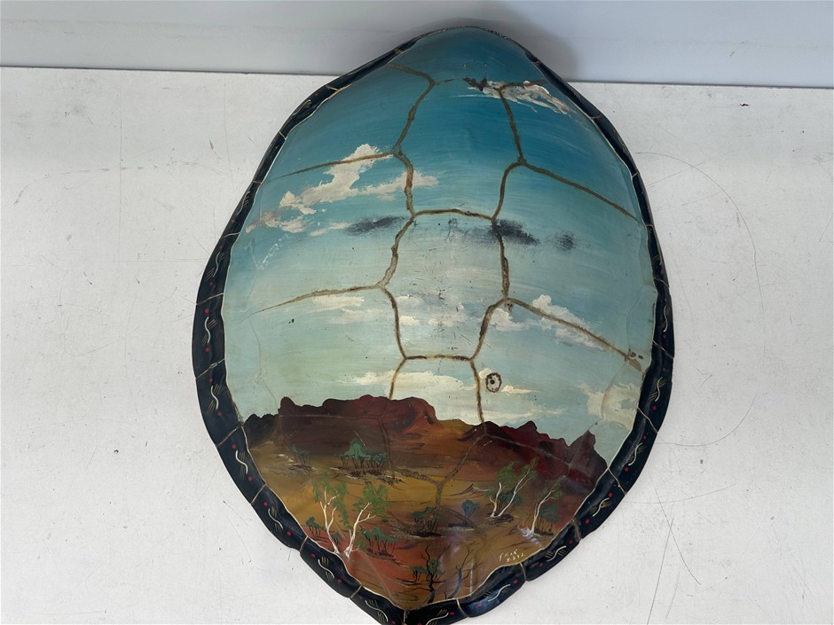 Indigenous Artwork Turtle Shell Auction (0104-3036135) | Grays Australia