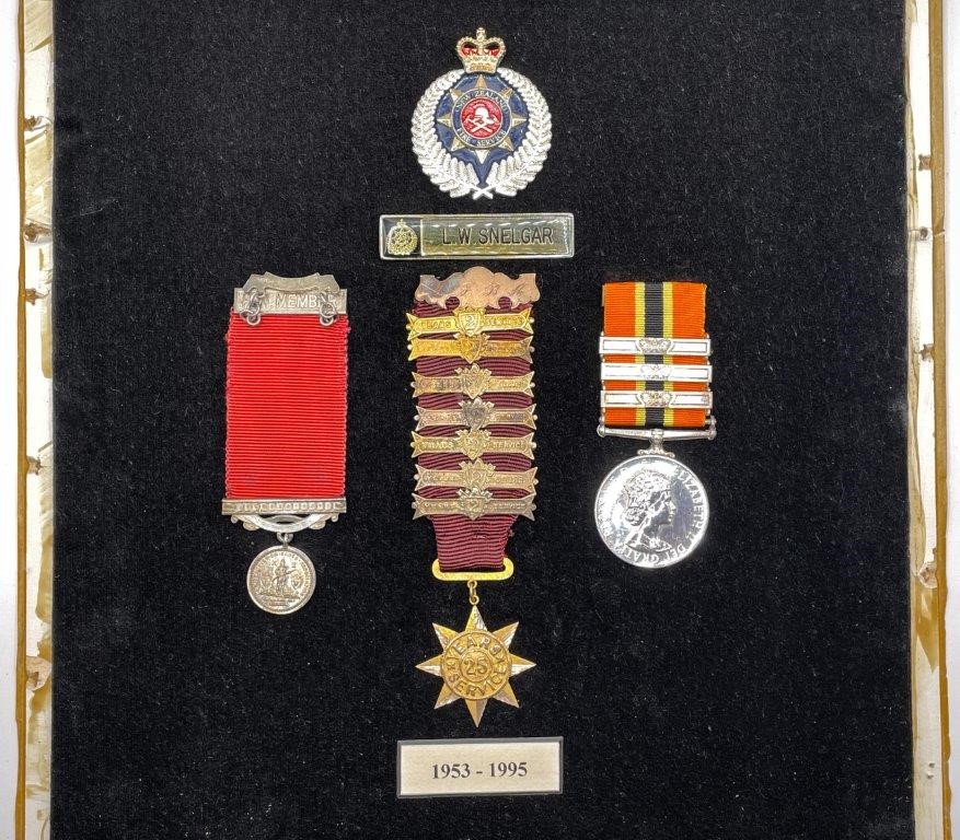 Group of NZ U.F.B.A. Fire Service Medals & Badges Auction (8461-5061682 ...