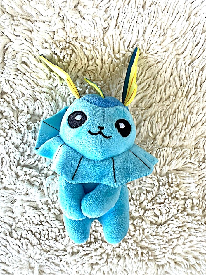 Vaporeon Pokémon Plush soft Mini Collectible Auction (0002-2578818 ...