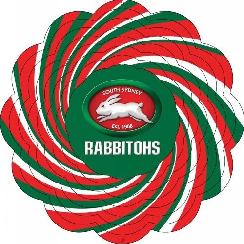 Buy Sth Sydney Rabbitohs NRL Metal Indoor/Outdoor Wind Spinner | Grays ...