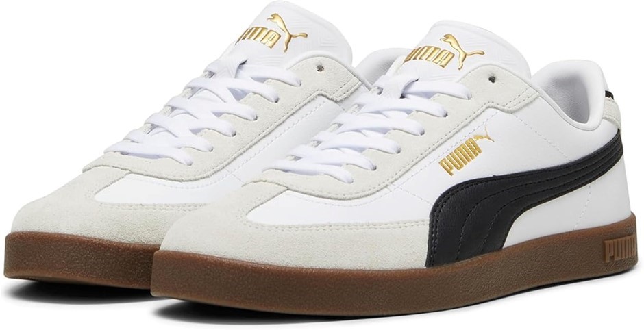 PUMA Men's 9-T Sneaker, Size US8/EU40.5, White/Puma Black/Alpine Snow ...