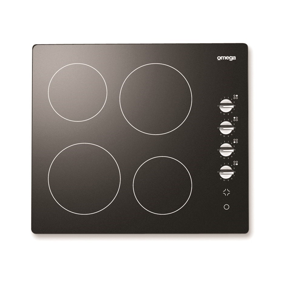 Buy Omega 60cm Electric Cooktop (Black/Ceramic)(OC64BA) | Grays Australia