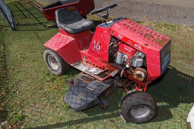 Ride On Mower: Cox Stockman model 303777; Powered by 16hp Auction (0101 ...