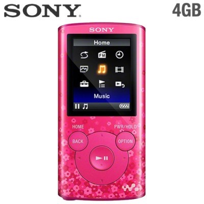 Buy Sony 4GB E Series Walkman MP3 Player - Pink | Grays Australia
